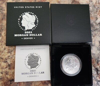 2021 D Morgan Silver Dollar US Mint Denver Coin with OGP and COA | eBay