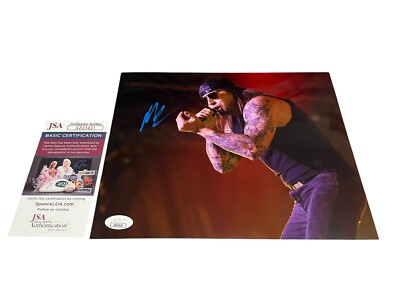 M SHADOWS AVENGED SEVENFOLD SINGER SIGNED AUTOGRAPH 8x10 PHOTO B w/ JSA ...