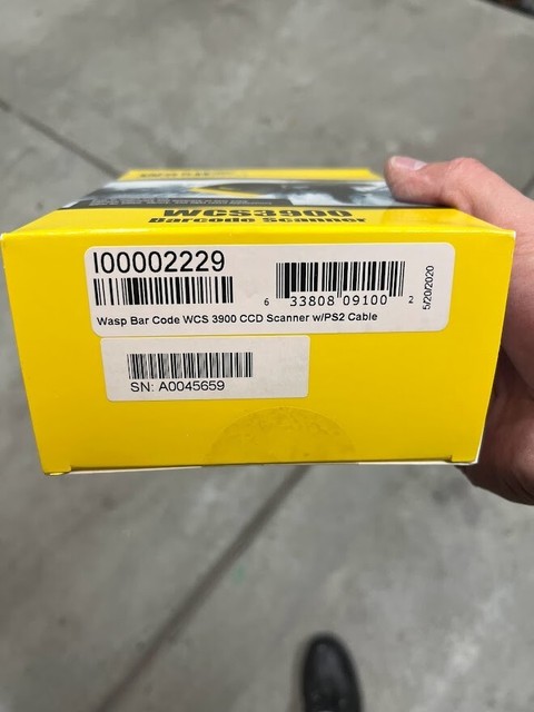 Wasp 633808091002 Wcs3900 Series CCD Barcode Scanner for PC for sale ...