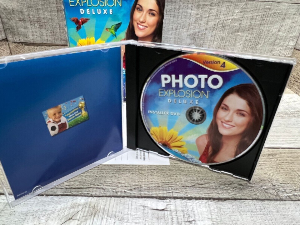 Photo Explosion Deluxe v4 Pc Software for photo editing & More | eBay