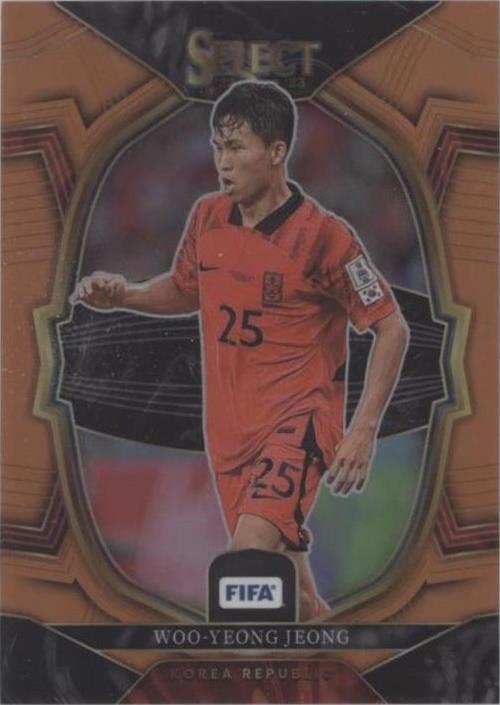 2022-23 Panini Select FIFA - Terrace Orange Prizm #35 Woo-yeong Jeong ...
