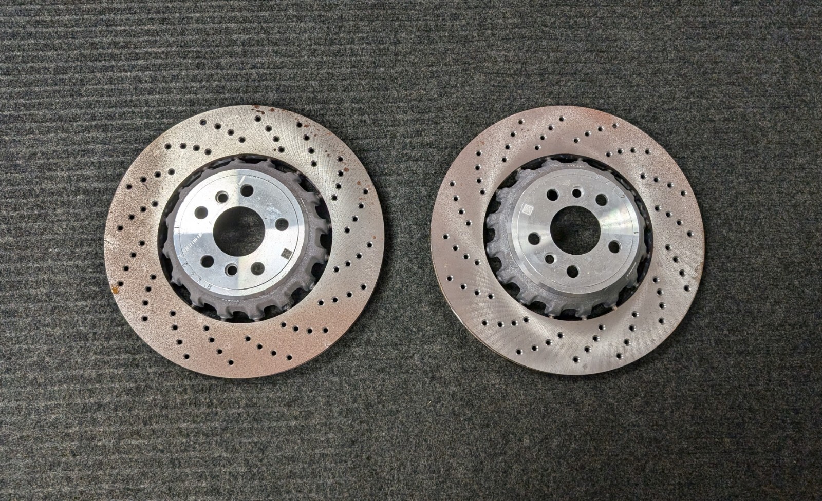 2 New Factory BMW Rear OEM Brake Rotors X5M X6M Competition | eBay