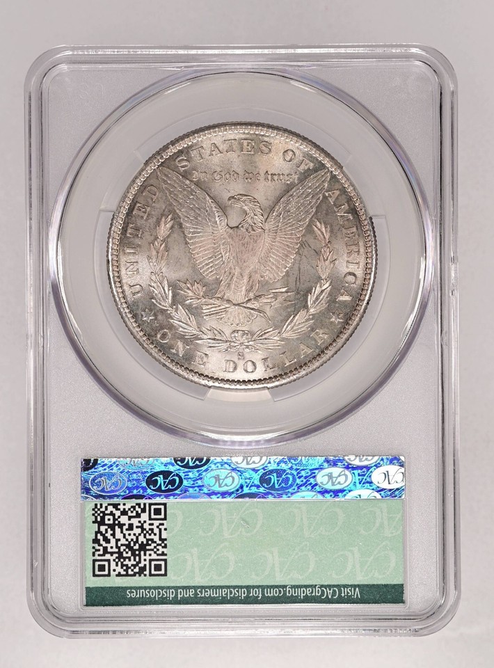 1880-S Morgan Dollar - CAC MS 65 - CACG - San Francisco - GS Bid Start ...