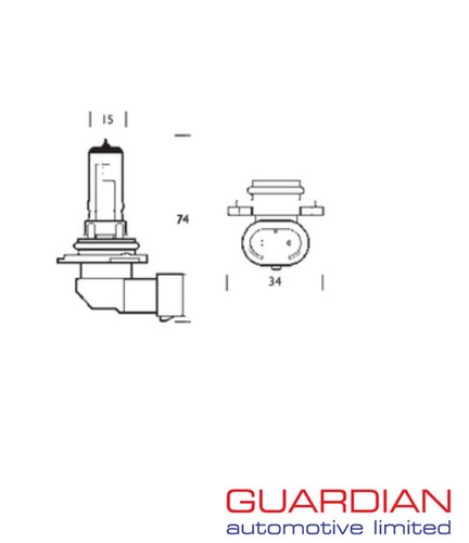 Guardian 9006, HB4, P22d Halogen Bulb 12v | eBay