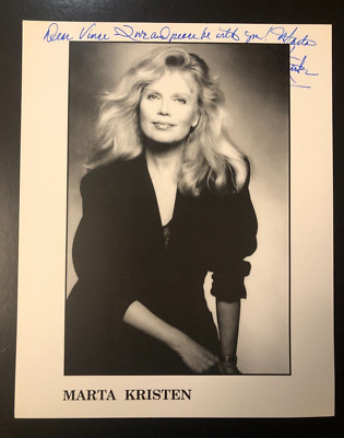 " Lost In Space" Actress Marta Kristen Judy Robinson8x10 Autograph ...