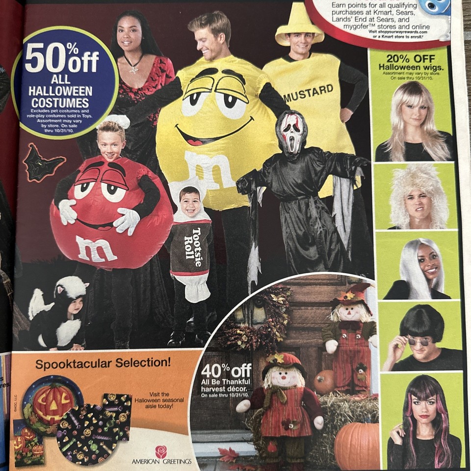2010 Kmart Department store Mini Catalog Ad Insert Spooky Coupons ...