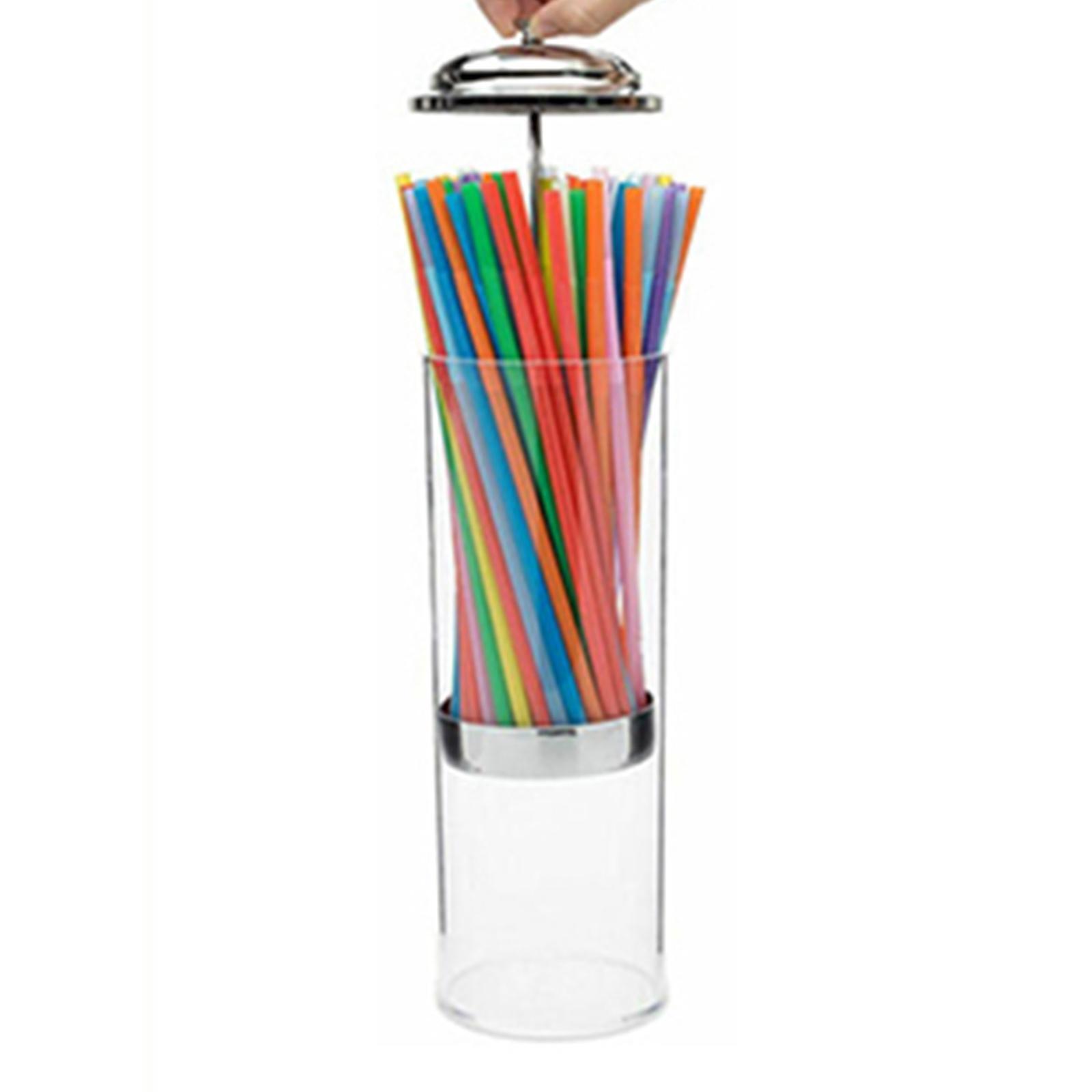 Straw Dispenser Retro Straw Holder Storage Bottle | eBay