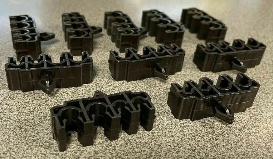 Multi Plastic Brake Line Pipe Mounting Holder Clips 5mm 8mm 3/16 5/16 ...