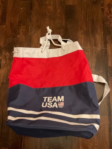 VINTAGE TEAM USA OLYMPIC BACKPACK SACK BAG COLORBLOCKING PREOWNED | eBay