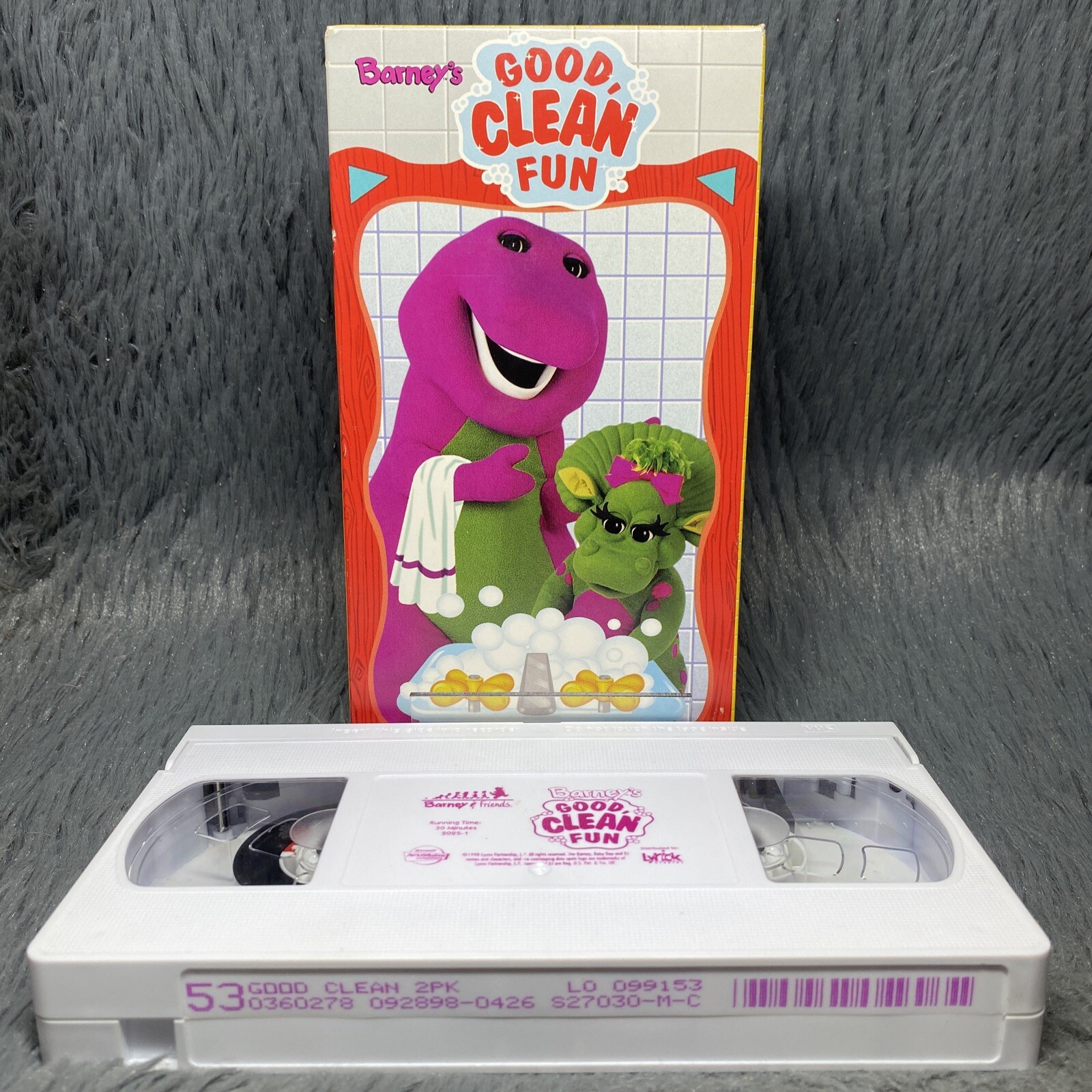 Barney & Friends Good Clean Fun VHS 1998 | Grelly USA