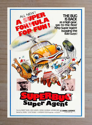 Historic Superbug 1972 Movie Advertising Postcard | eBay Australia