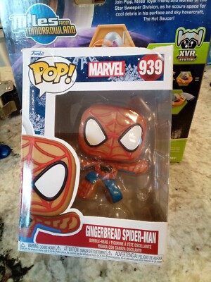 Funko POP! Gingerbread Spider-Man Marvel Bobble-Head #939 | eBay UK