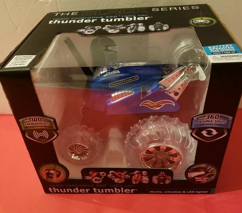THE BLACK SERIES 360 Rally Car Blue THUNDER TUMBLER Radio Controlled ...