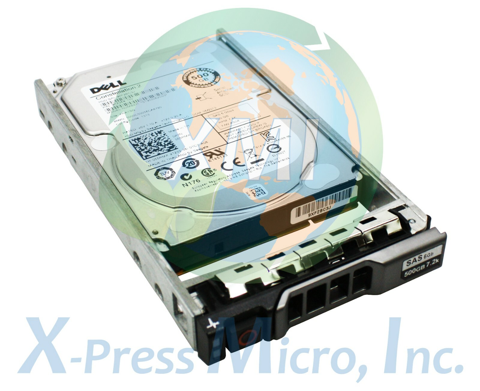 DELL 55RMX 500GB 7.2K SAS 6GB/s 2.5" HDD ST9500620SS WITH TRAY | eBay