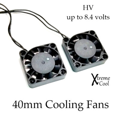 RCP Xtreme Cool 40mm x 10mm RC Cooling Fan 16000 RPM up to 8.4 volts 2 ...