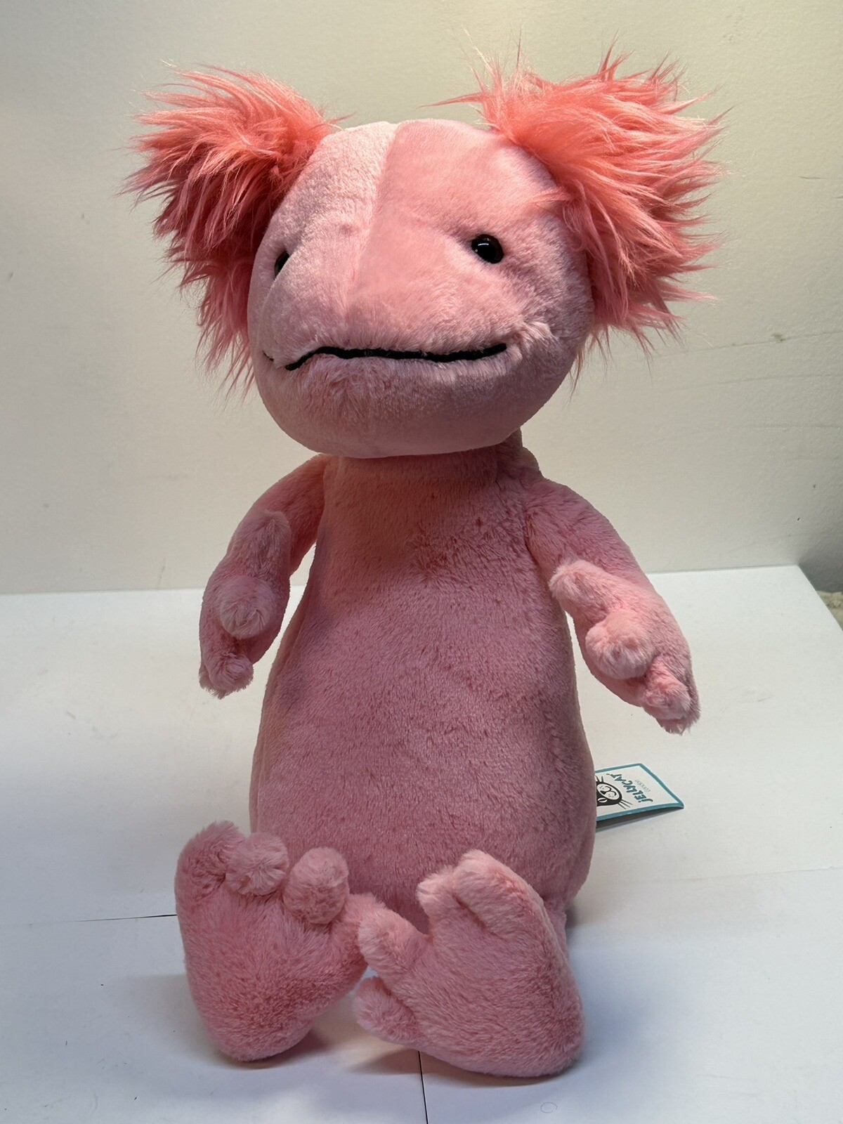 Jellycat Alice Axolotl Plush Soft Pink Salamander 13” Lovey for sale ...