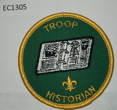 Boy Scout Troop Historian Position Patch | eBay