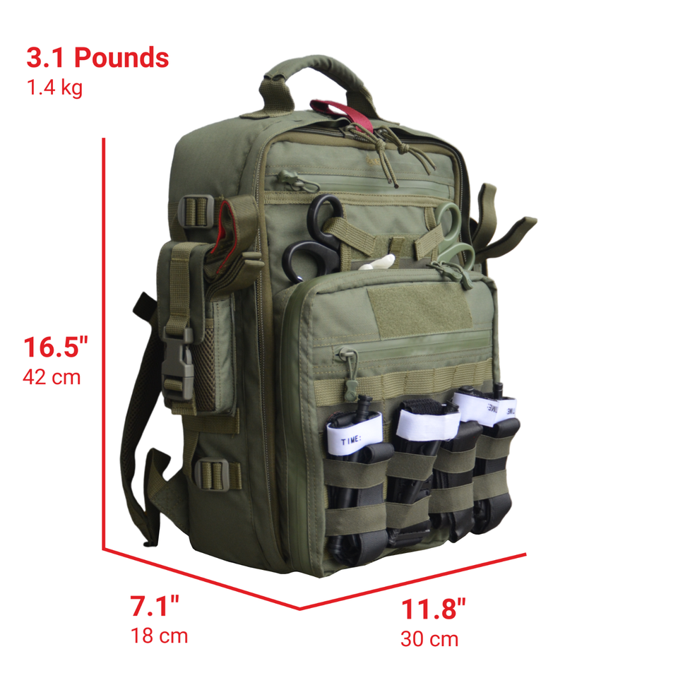 DERBY Combat Medic First AID Backpack Tactical Medical Backpack Trauma ...
