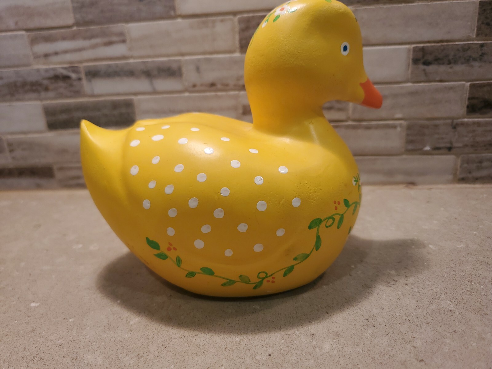 Beautiful Hand Painted "Rubber Duck" Paperweight/Statue | eBay