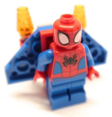 Lego ® Minifig Figurine MARVEL Spiderman + Jet Pack FROM Set 70782 NEW ...