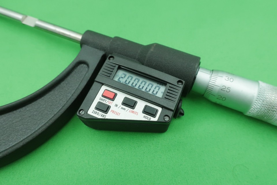 Starrett Digital Blade MIcrometers 786MEP-50 & 786MEP-75 SPC Plus 25 ...