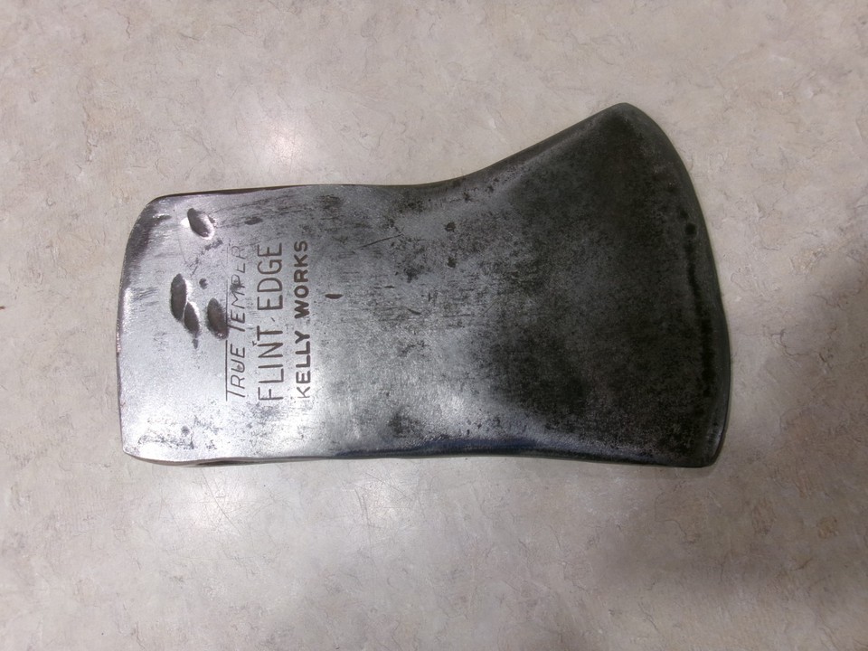 Old True Temper Flint Edge Kelly Works 3 Lb Single Bit Axe Head, Nice ...
