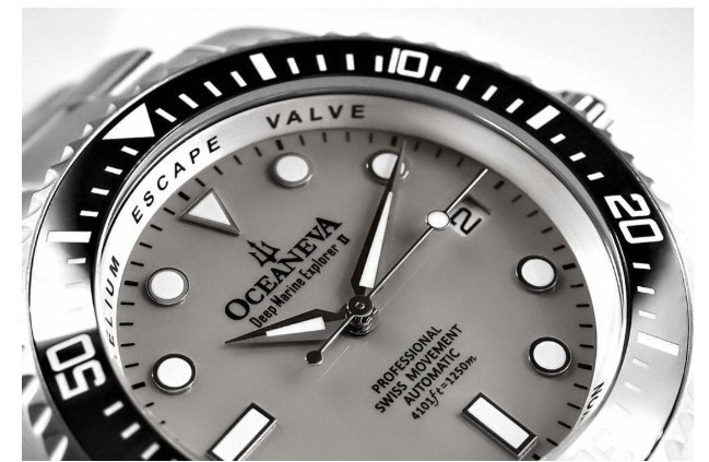 Oceaneva Titanium Deep Marine Explorer II Pro Diver Gray Limited ...