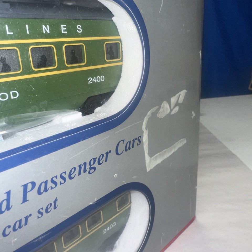 Williams 43252 Luxury Lines green O27 Streamline Passenger Car x4 new ...