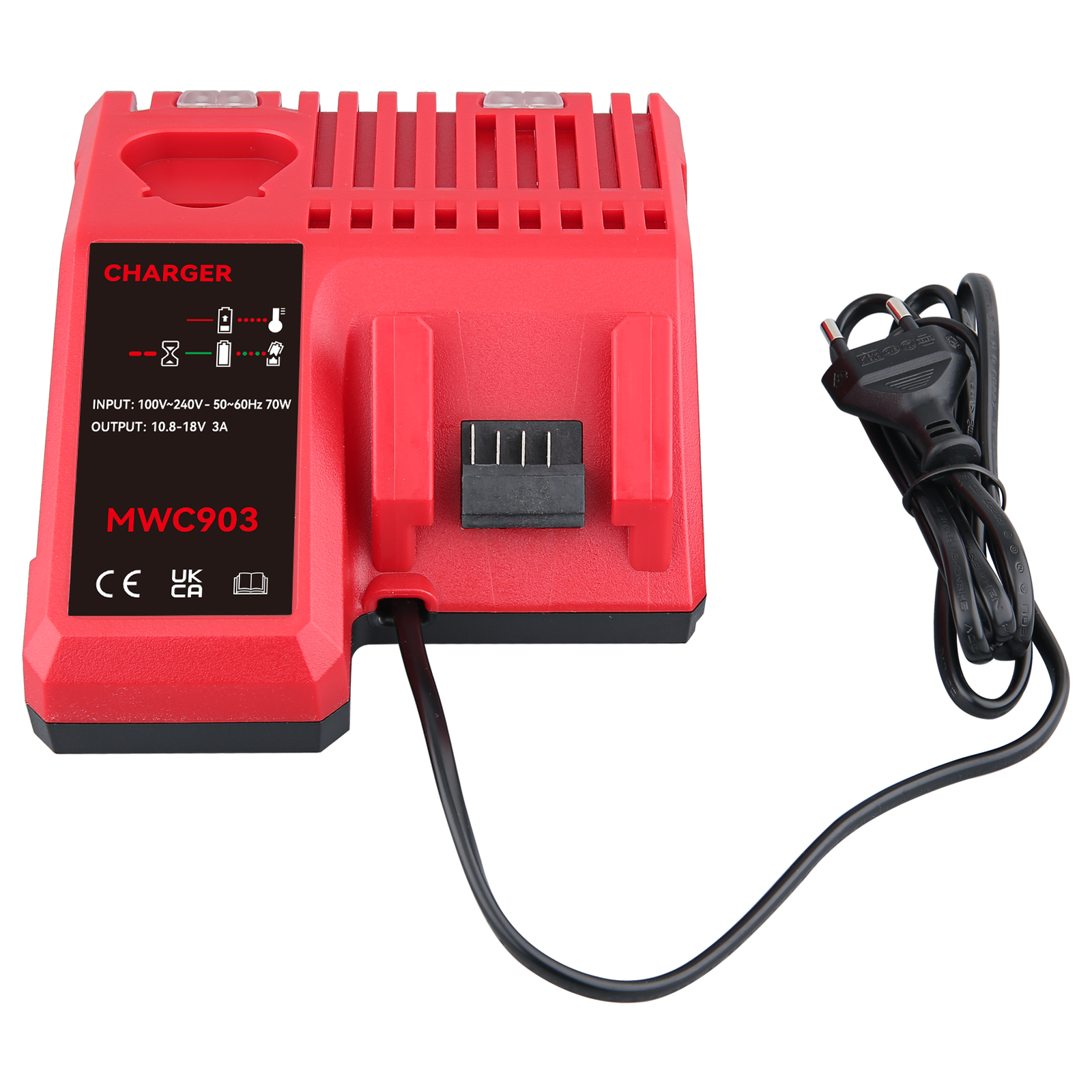 12V-18V New Battery Charger For Milwaukee M12-18C Multi Voltage Dual ...