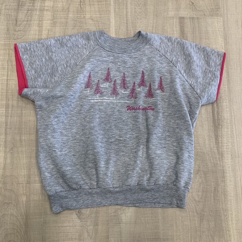 Vintage Poly Tees Hawaii Washington Gray Sweat Top Size XL | eBay