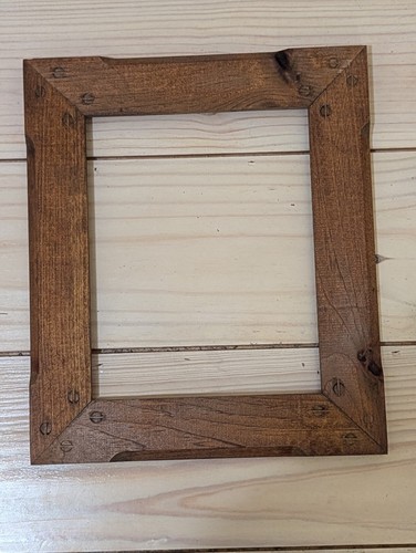Rustic Wood Picture Frame holds 8" x 10" | eBay