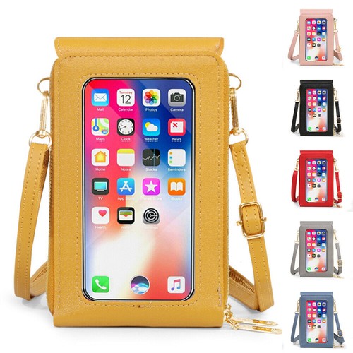 Womens Touch Screen Bag Wallet Shoulder Strap Phone Purse Womens ...