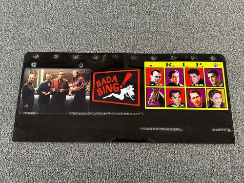 Stern Sopranos Pinball Machine Playfield Plastic Back Panel -21 | eBay