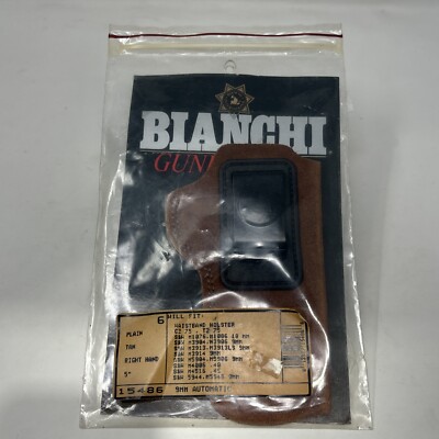 Bianchi Gun Leather Model 6 Waistband Holster - 15486 - Right Hand | eBay