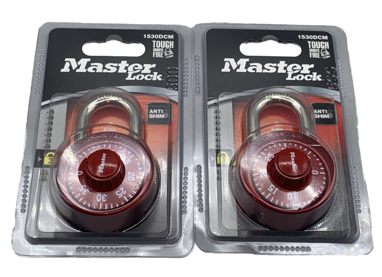Master Lock 1530DCM X-treme Combination Lock - Red, 2 Pack | eBay