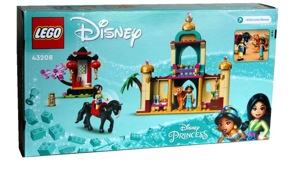 Lego #43208 DISNEY Disney Princess Jasmine and Mulan's Adventure ...