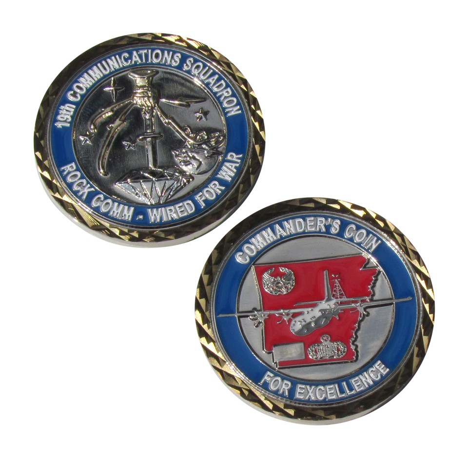 US Air Force 19th Communications Squadron Challenge Coin | eBay