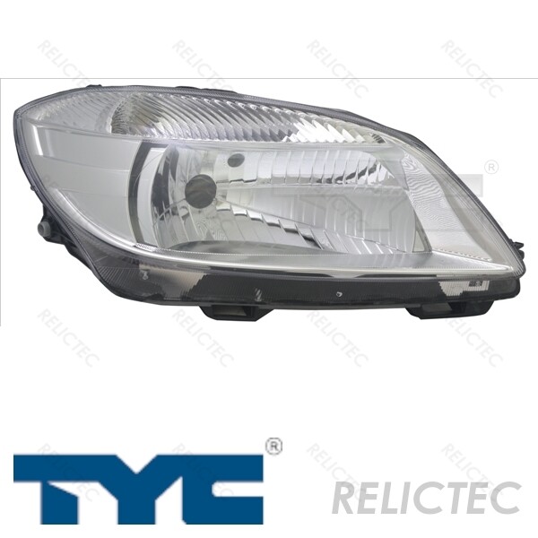 Right Headlight Skoda:FABIA II 2,ROOMSTER 5J1941018C 5J1941016C ...