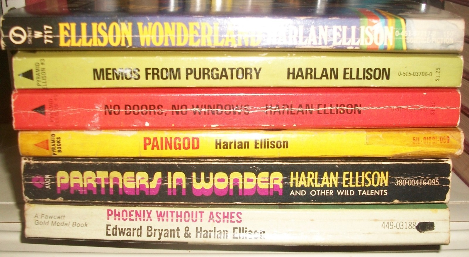 HARLAN ELLISON 6 books Paingod Purgatory Wonderland Partners Starlost ...