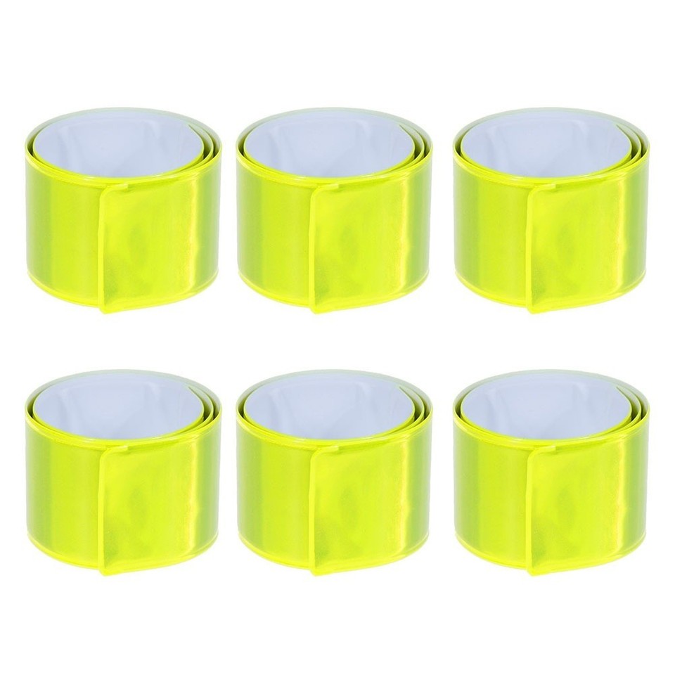 11 Pcs Reflective Wristband Snap Bands Bracelet Night Run Running ...