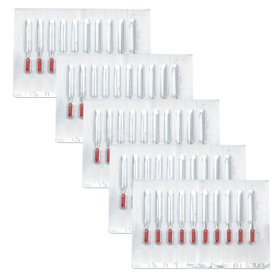 10BOX Dental Nerve Barbed Broaches Endodontic Needles Root Canal 25mm 3 ...