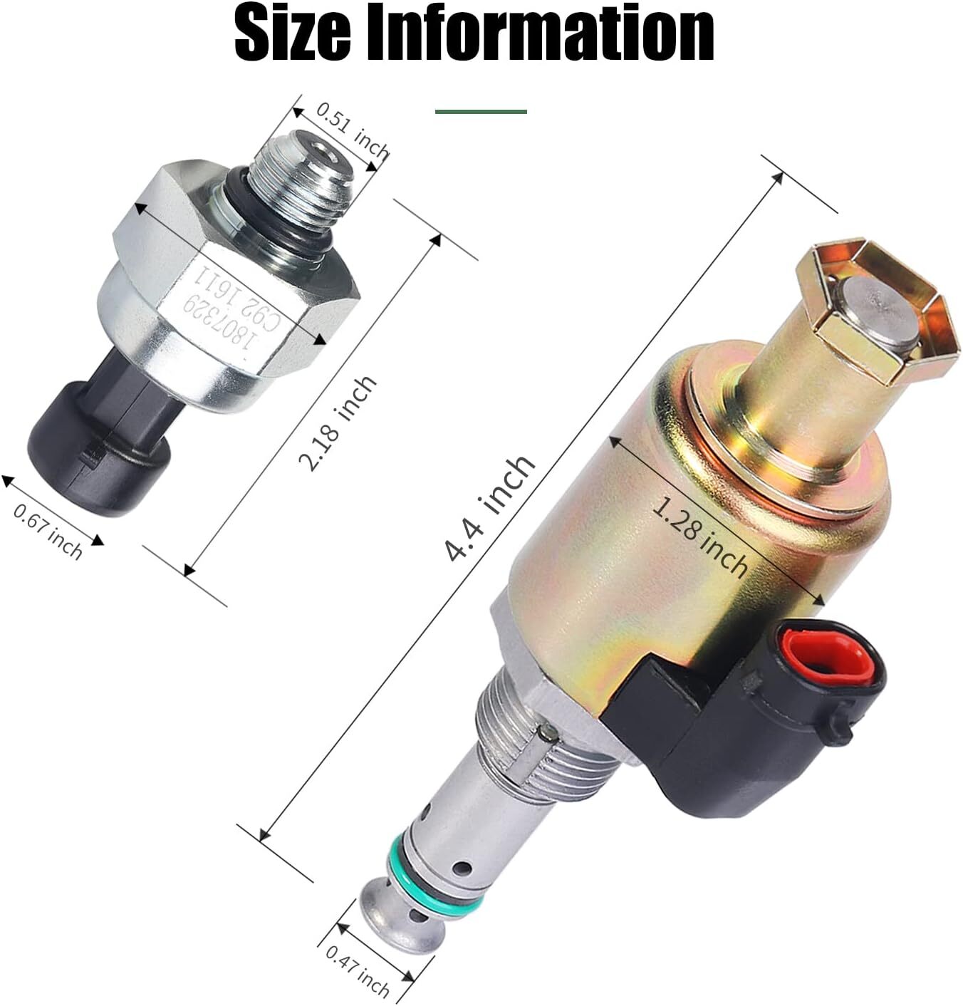 ICP/IPR Fuel Pressure Regulator & Sensor For International Navistar ...