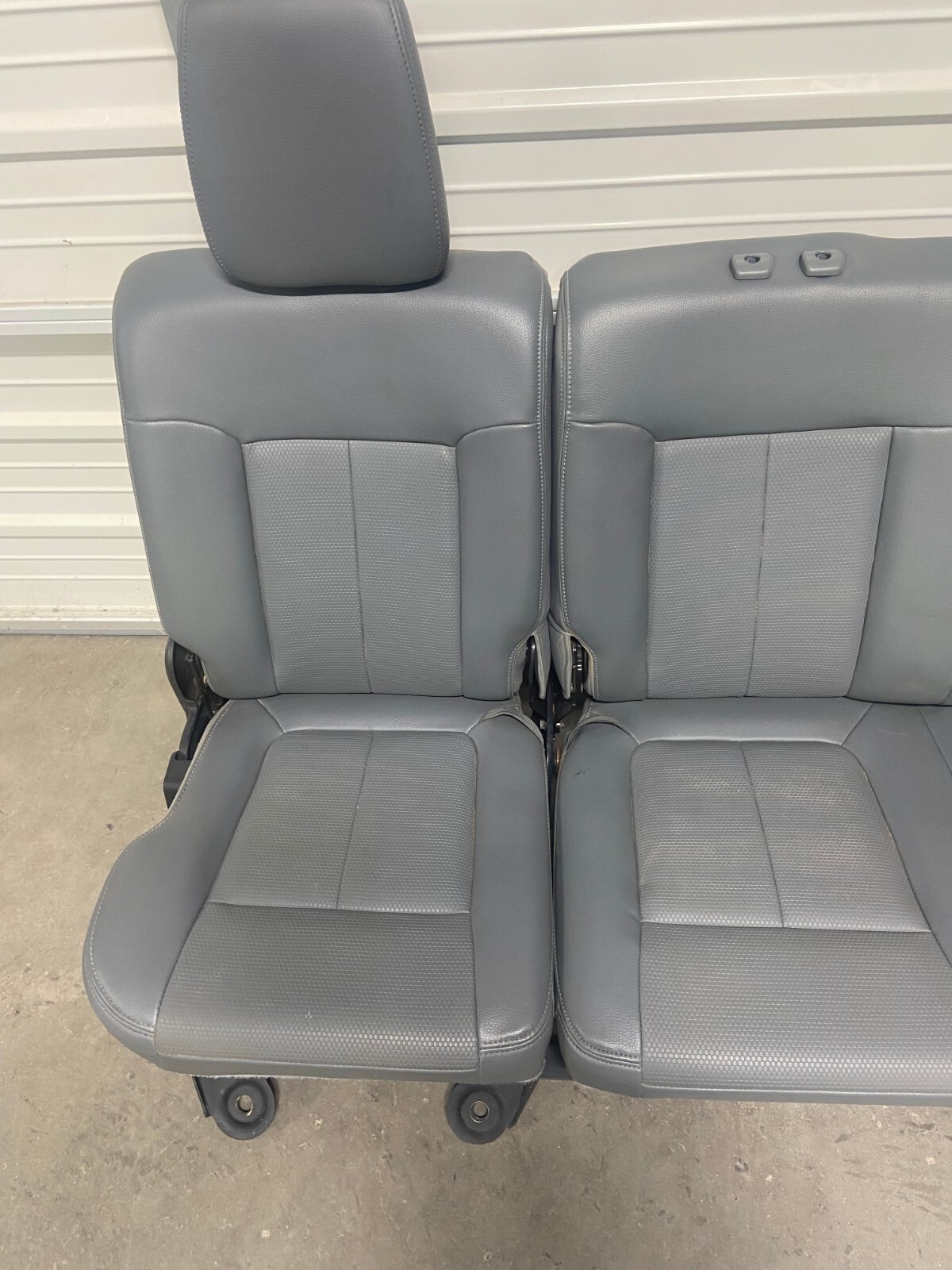1999-2016 FORD F250 F350 F450 SUPER DUTY REAR SEATS GRAY VINYAL | eBay