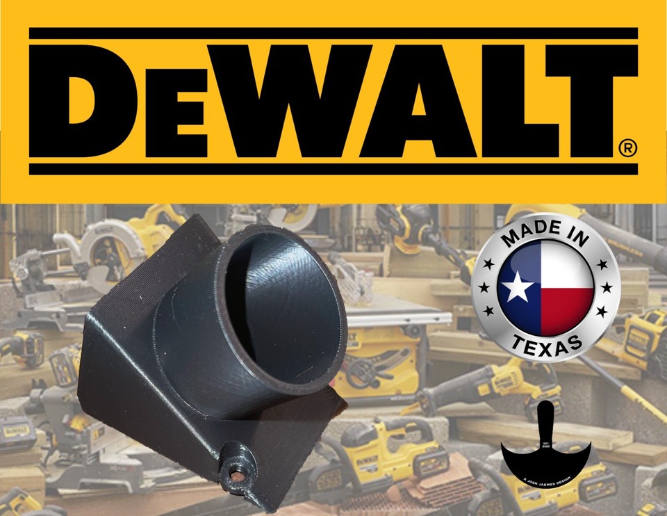 Dewalt dw708 miter saw 3d Printed Dust Extractor OBSOLETE PART FROM ...