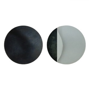 Pack of 2 220mm Self Adhesive Rubber Discs, Flange Cover, Neoprene ...