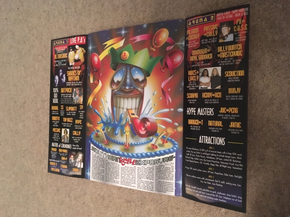 Southern Style Exposure 1st Birthday 9 November 1996 Rave Flyer Flyers ...