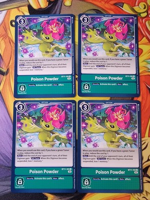 Dimensional Phase Poison Powder Green Option Non-Foil BT11-103 U ...