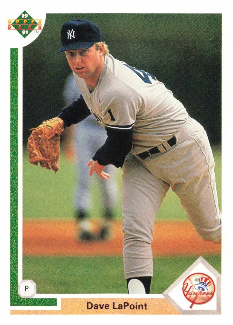 1991 Upper Deck Baseball Dave LaPoint New York Yankees #483 | eBay