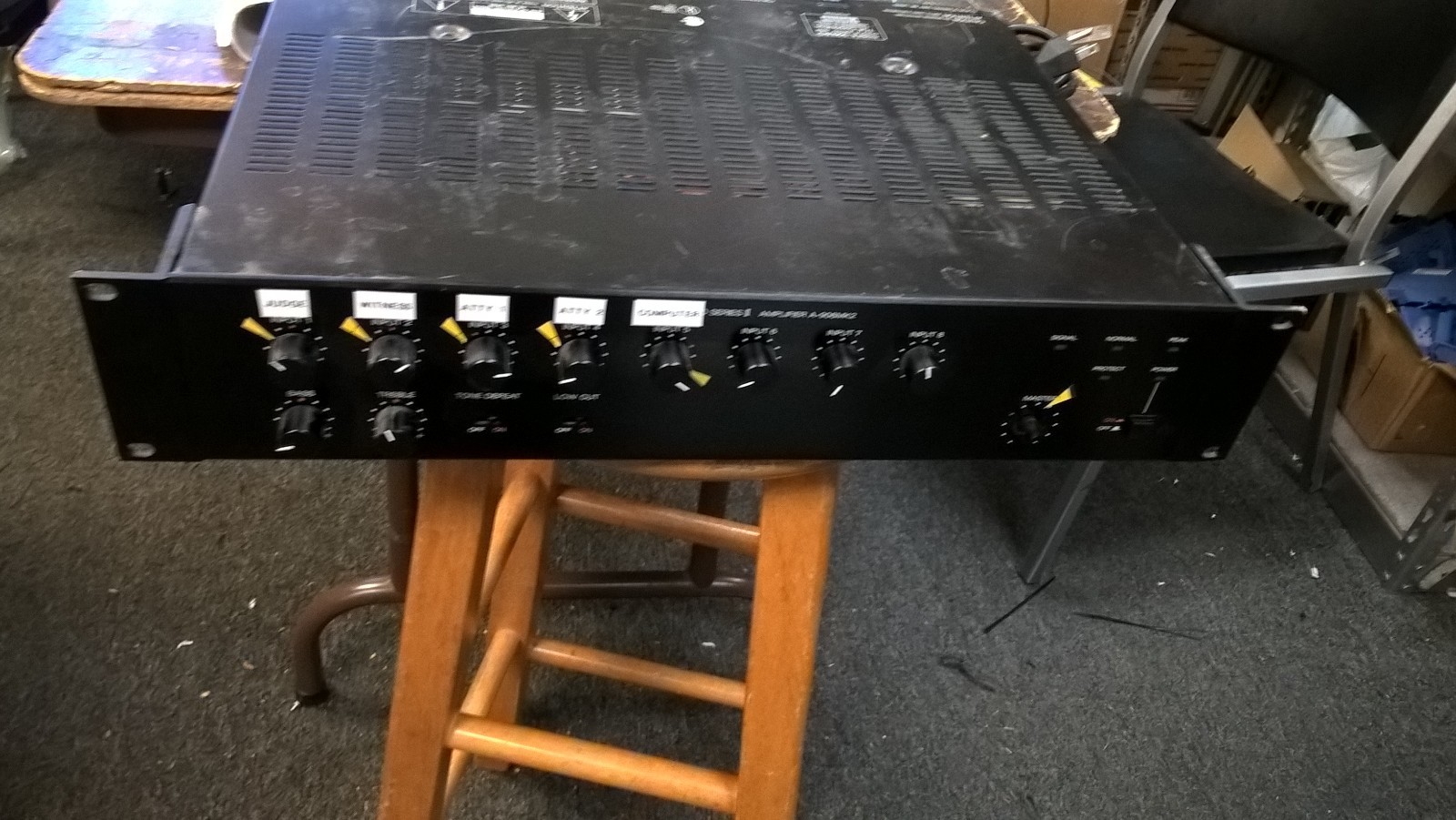 TOA 900 Series Mixer II Amplifier A-906MK2 Pulled From Working System ...