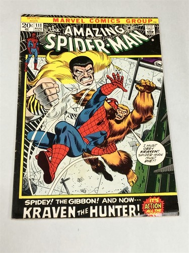 1972 AMAZING SPIDER MAN ISSUE #111 COMIC BOOK EXCELLENT CONDITION | eBay
